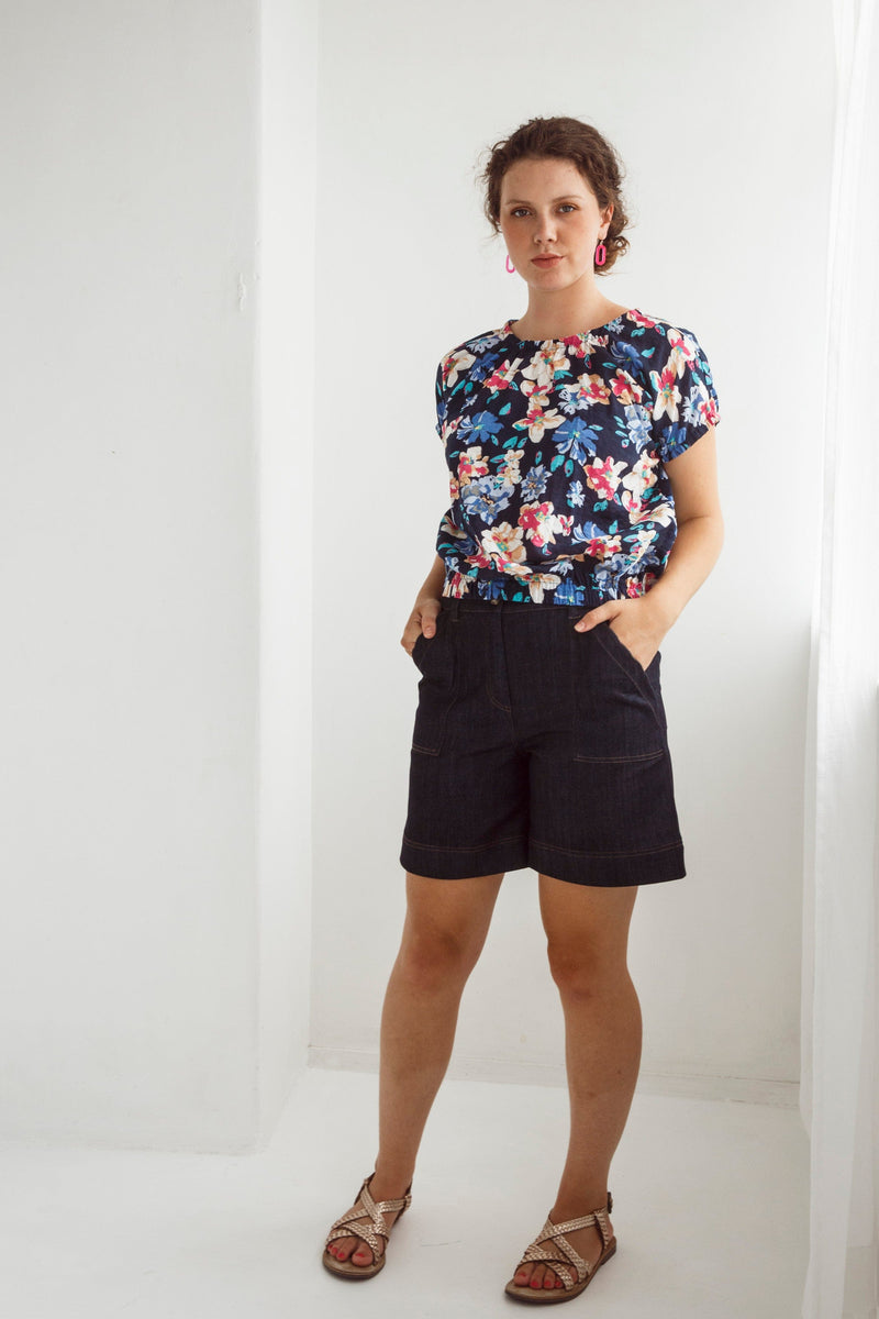 Dalston Sandy Shorts Indigo Denim