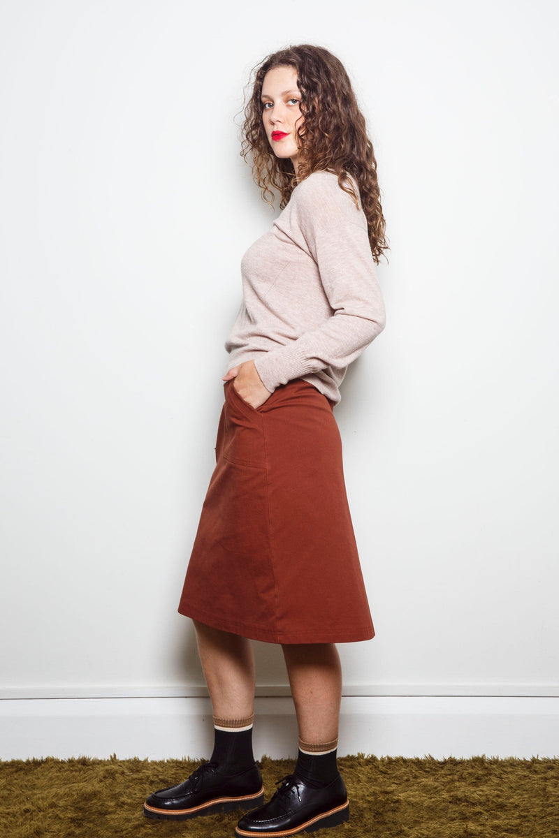 Dalston Sara Skirt Rust