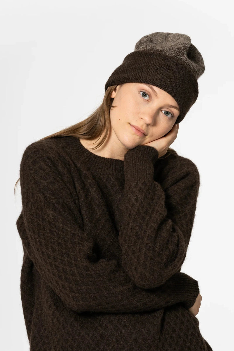Dinadi Yak Handknit Tube Hat - Two Tone – Dalston