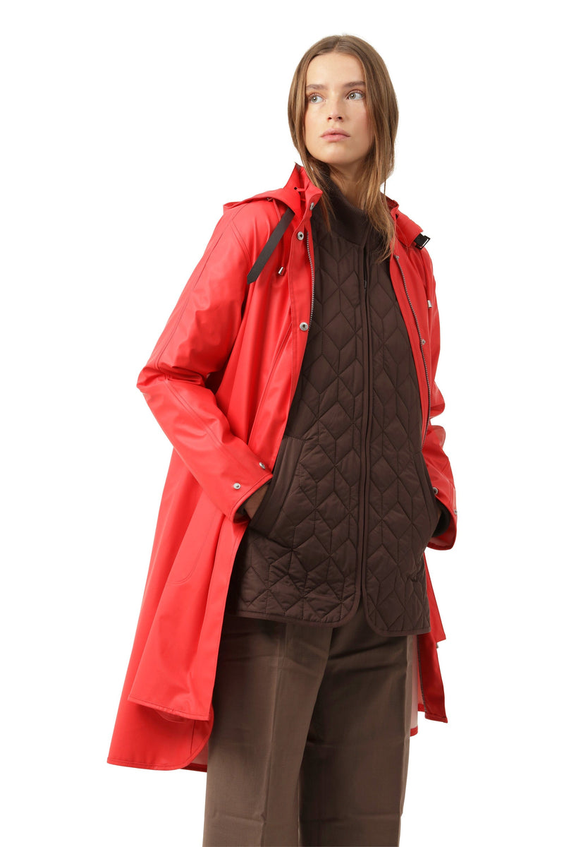 Ilse Jacobsen Rain71 Detachable Hood Raincoat Fire – Dalston